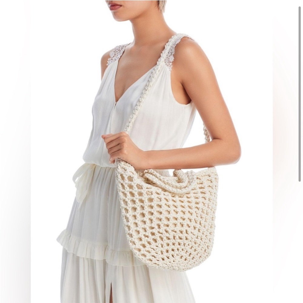 Madewell Crochet Rope Bag Cream - Gem